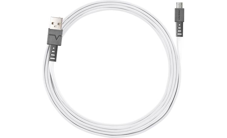 Ventev chargesync flat (White, 6-foot) Type-A USB-to-micro USB cable at ...
