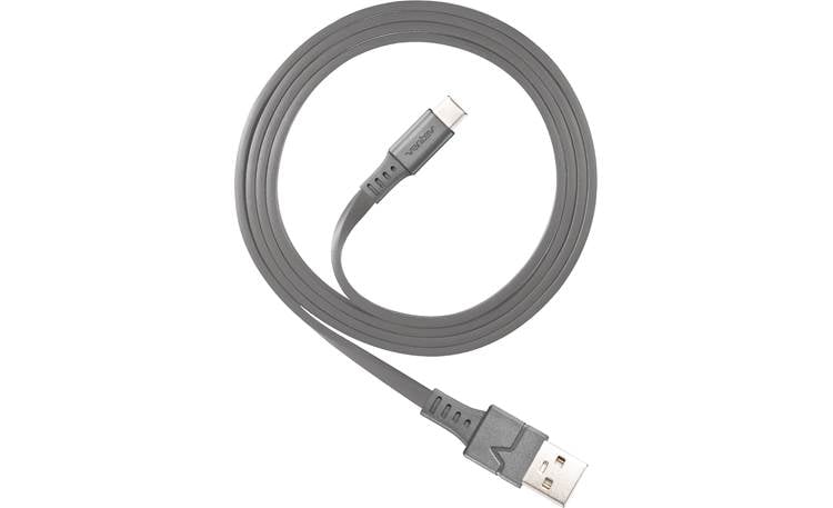 Ventev chargesync flat (Gray, 3-foot) Type-A USB-to-USB-C 2.0 cable at ...