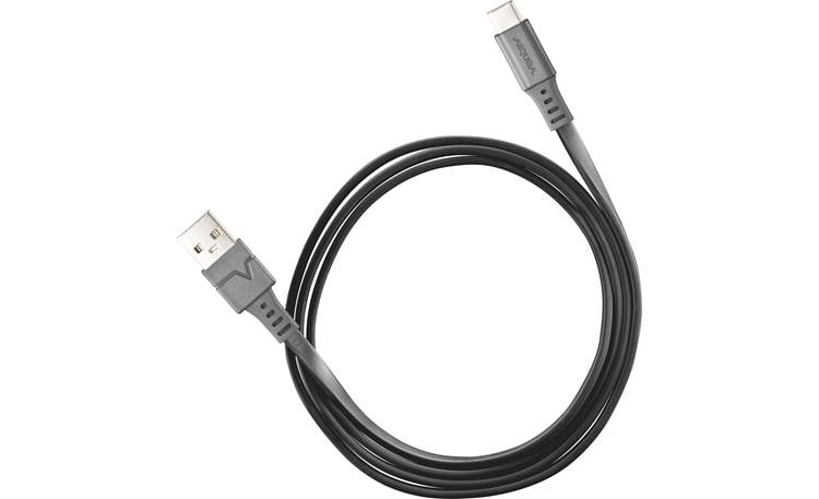 Ventev chargesync flat (Black, 3-foot) Type-A USB-to-USB-C 2.0 cable at ...