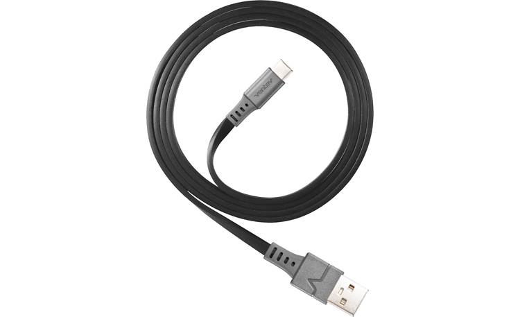 Ventev chargesync flat (Black, 3-foot) Type-A USB-to-USB-C 2.0 cable at ...