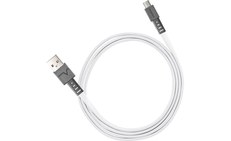 Ventev chargesync flat (White, 3-foot) Type-A USB-to-micro USB cable at ...