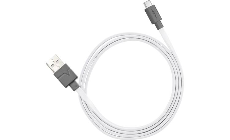 Ventev chargesync flat (White, 6-foot) Type-A USB-to-USB-C 2.0 cable at ...