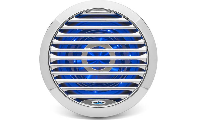 Aquatic AV AQ-SPK10-4LC (Chrome grille) 10" 4-ohm marine subwoofer with ...