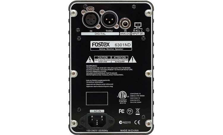 Fostex 6301ND 4" surface mount powered monitor with analog and digital ...