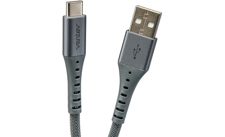Ventev chargesync alloy (Gray, 10-foot) Type-A USB to USB-C 2.0 cable ...