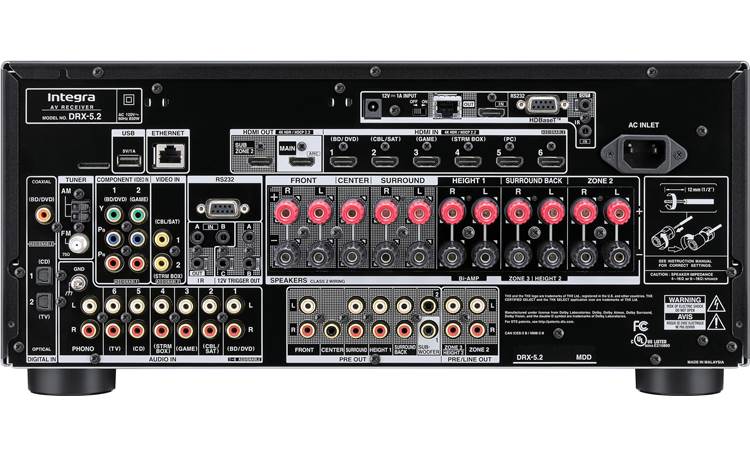 Integra DRX-5.2 9.2-channel home theater receiver with wired networking ...