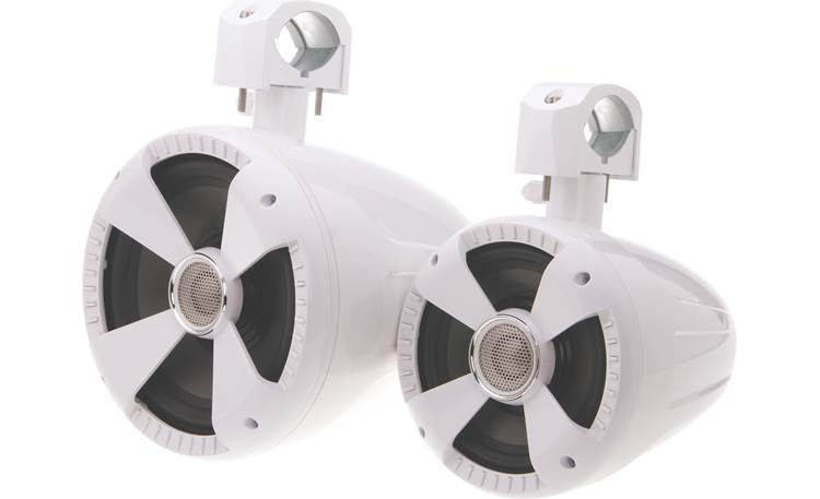 Soundstream WTS-8WRGB (Gloss White) 8" tower speakers with LED lighting ...
