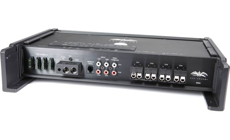 Wet Sounds SDX4 Sinister™ Series 4-channel marine amplifier — 185 watts ...