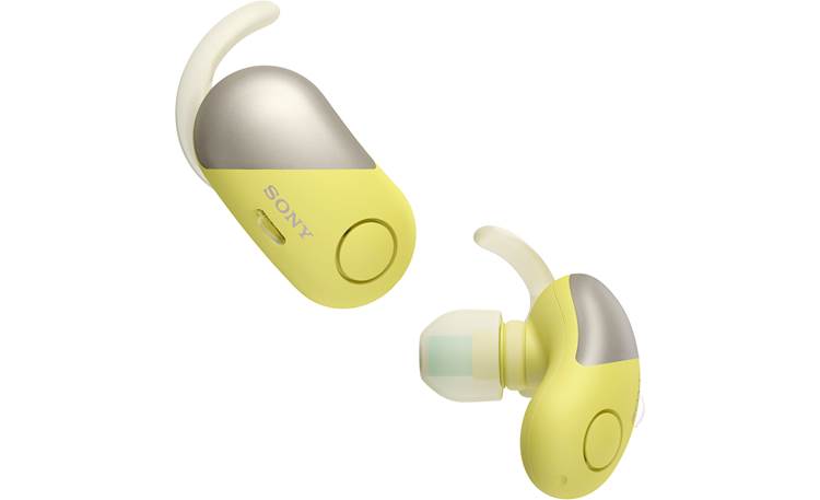 Sony WF-SP700N (Yellow) True wireless noise-canceling headphones for ...