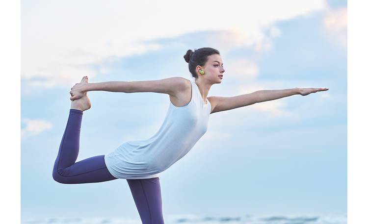 Sony WF-SP700N (Yellow) True wireless noise-canceling headphones for ...