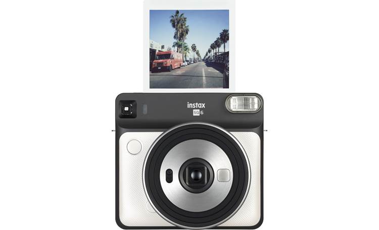 Fujifilm Instax SQUARE SQ6 (Pearl White) Instant camera at Crutchfield