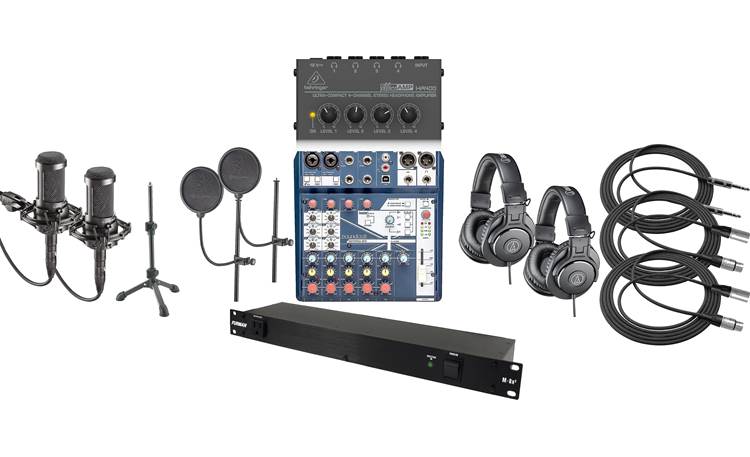 Audio-Technica Podcast Interview System 2-mic podcasting rig with 8 ...
