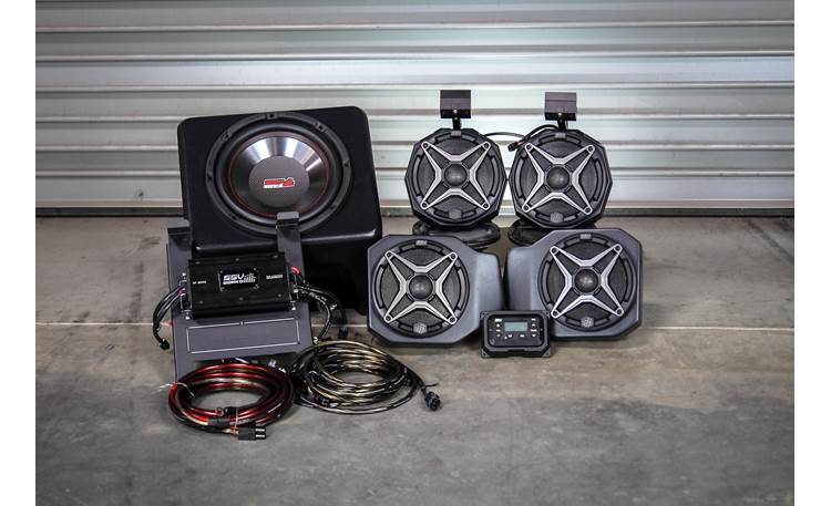 SSV Works RG4-5A 5-speaker audio upgrade kit for the 2018-up Polaris ...