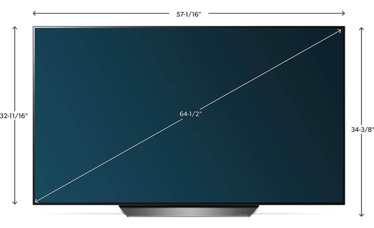 LG OLED65B8PUA 65" Smart OLED 4K Ultra HD TV with HDR (2018 model) at ...