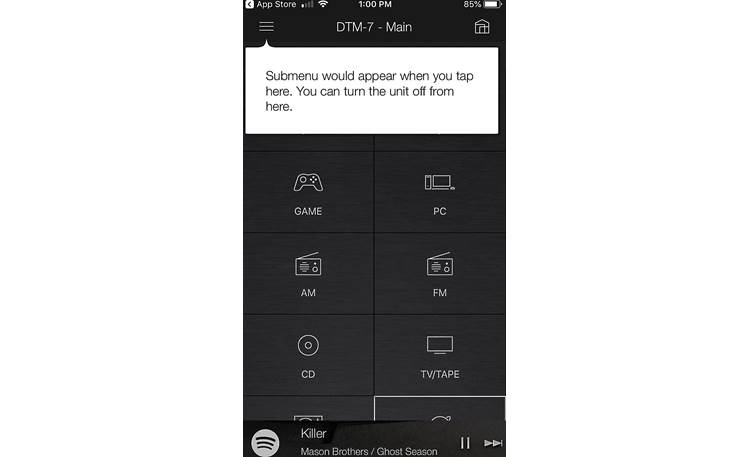 Integra DTM-7 Stereo receiver with Wi-Fi®, Bluetooth®, Chromecast, and HDMI at Crutchfield