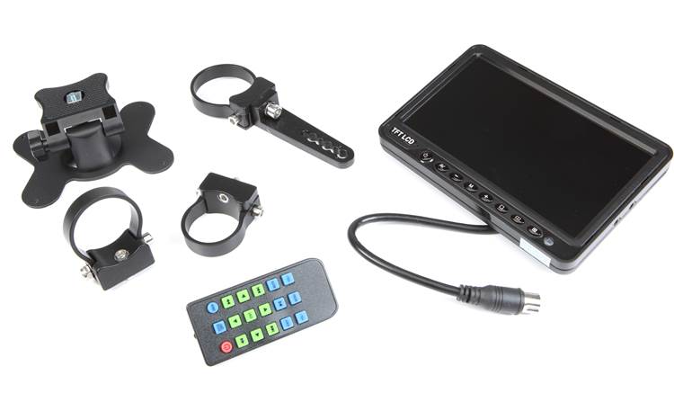 Brandmotion SUTV-1020 UTV front- and rear-view cameras, plus 7" monitor ...