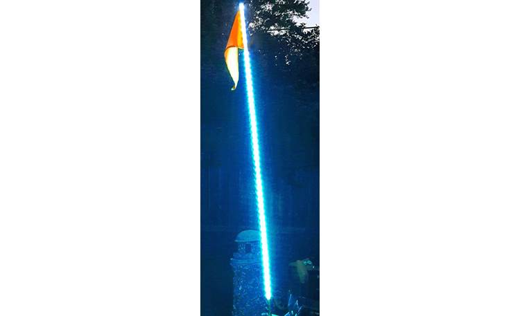 Race Sport RSQG5FT (Blue) 5-foot LED light pole for Jeeps, ATVs, and ...