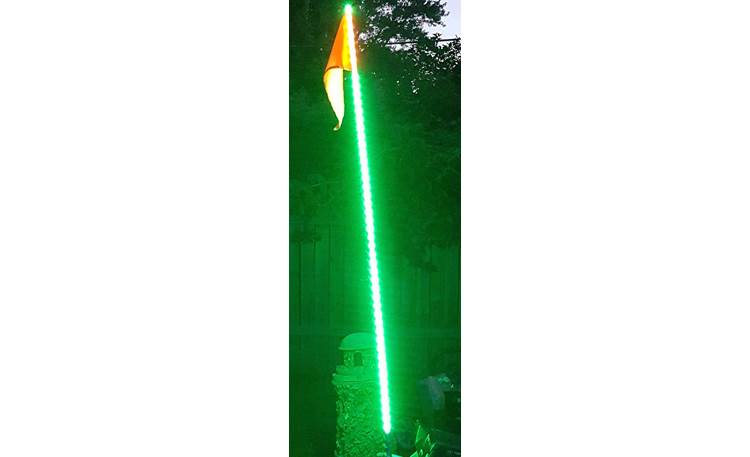 Race Sport RSQG5FT (Green) 5-foot LED light pole for Jeeps, ATVs, and ...