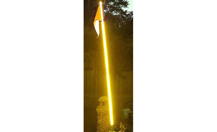 Race Sport RSQG5FT (Orange) 5-foot LED light pole for Jeeps, ATVs, and ...