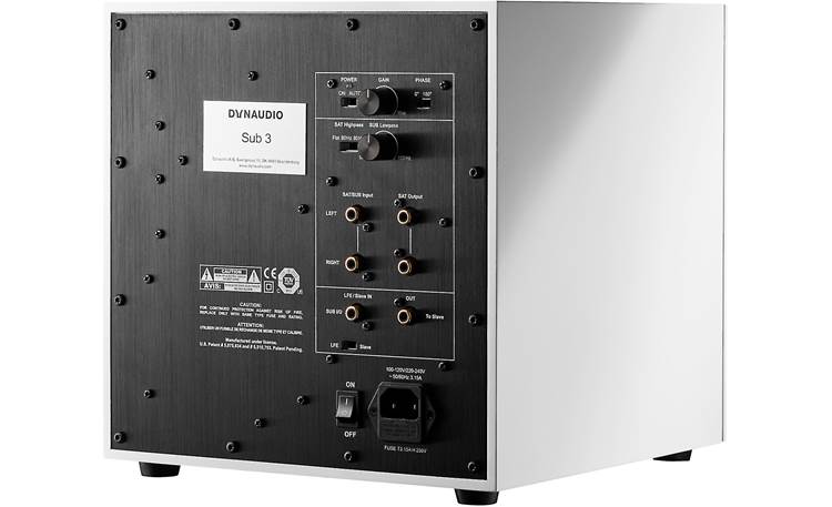 Dynaudio Sub 3 (White Satin) Powered subwoofer at Crutchfield