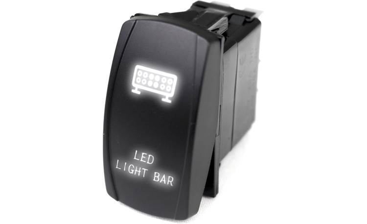 Race Sport LED Rocker Switch (White) Control the light bar on your off ...