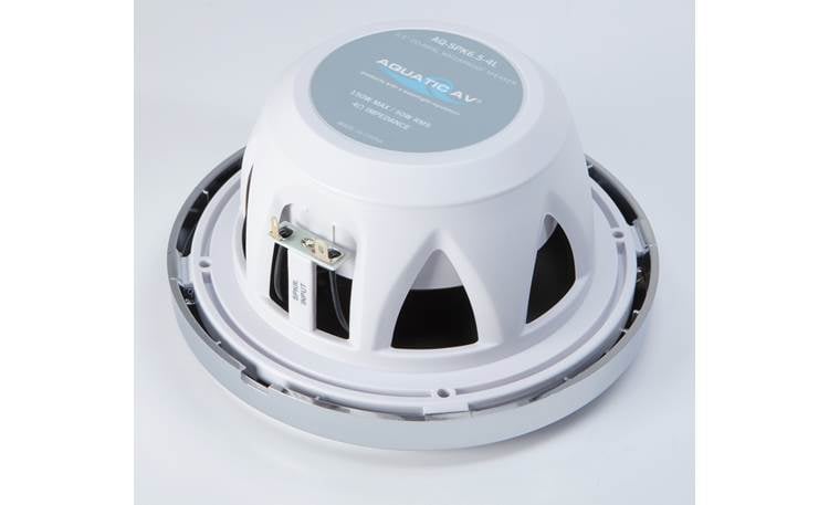 Aquatic AV AQ-SPK6.5-4LC (Chrome) Waterproof 6-1/2" LED speakers for ...