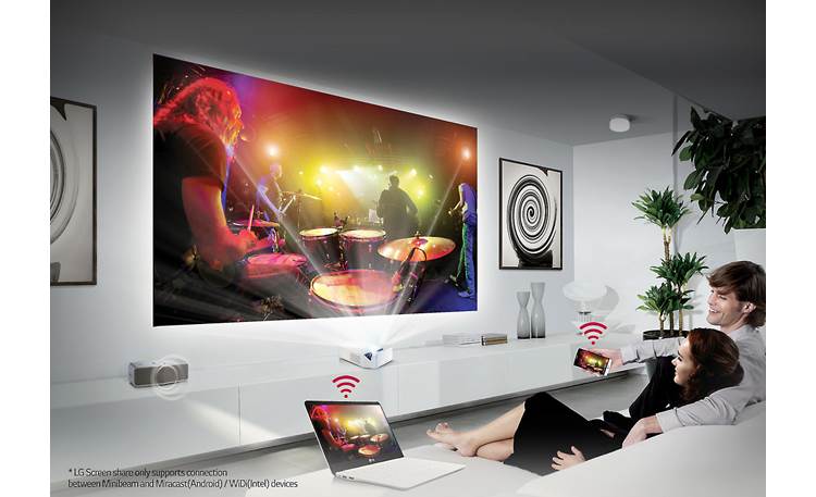 LG HF65LA Ultra Short Throw LED DLP 1080p projector with Wi-Fi at ...