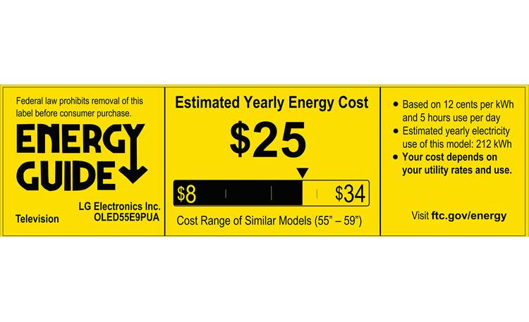 LG OLED55E9PUA 55" E9 Smart OLED 4K UHD TV with HDR (2019) at Crutchfield