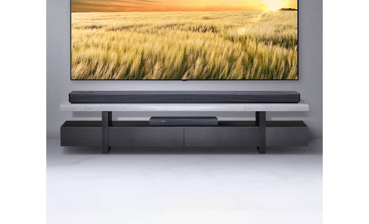LG SL10YG Powered 5.1.2-channel sound bar/subwoofer with Meridian ...