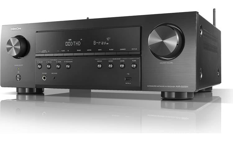 Denon AVR-S650H 5.2-channel home theater receiver with Wi-Fi ...