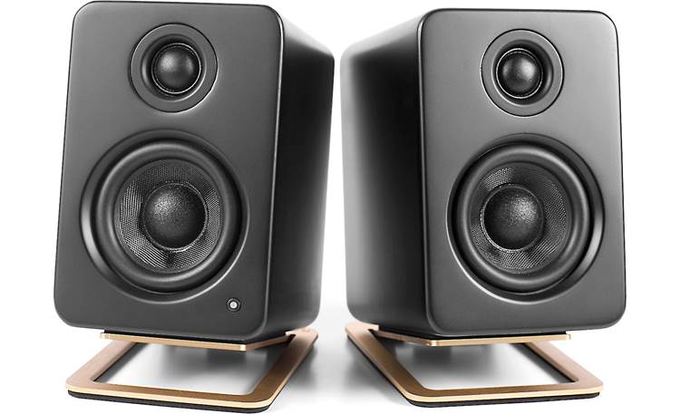 Kanto S2 (Brass) Desktop speaker stands for Kanto YU2 speakers at Crutchfield