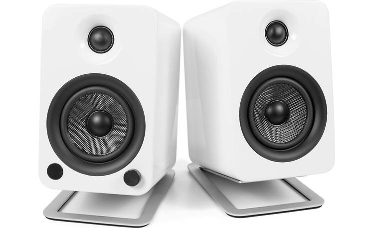 Kanto S4 (Aluminum) Desktop speaker stands for Kanto YU4 speakers at Crutchfield