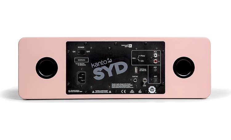 Kanto SYD (Matte Pink) Powered bookshelf speaker with Bluetooth® and ...