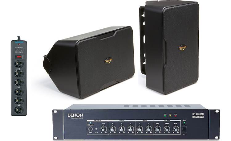 Klipsch Restaurant Bundle Background music and paging system for a ...