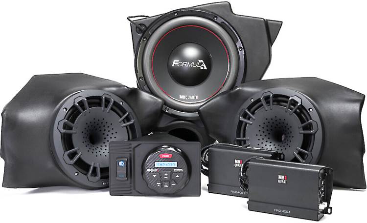 MB Quart MBQ-STG3-1 Stage 3 audio system with receiver, two 8" speakers ...