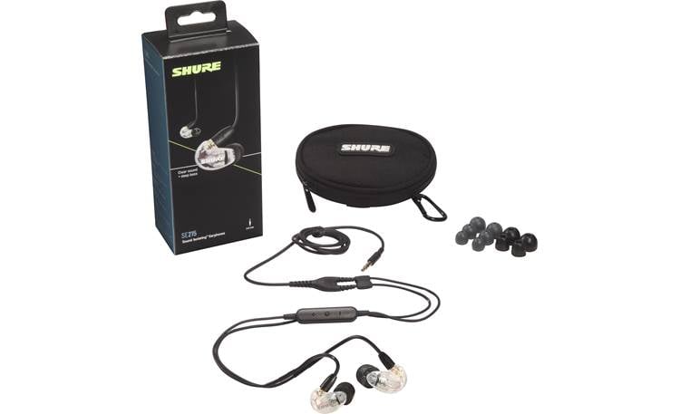 Shure SE215-UNI (Clear) Sound Isolating™ earphones with universal in ...
