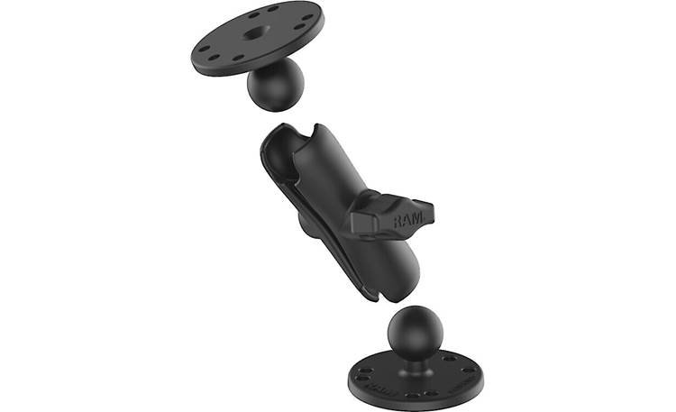 RAM Mounts RAM-B-101U Universal double ball mount with two plates at ...