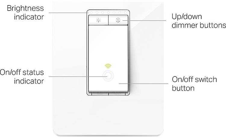 TP-Link HS220 Smart Switch Kasa Wi-Fi® light switch and dimmer at ...