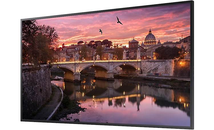 Samsung QB43R 43" LED 4K Ultra HD commercial display at Crutchfield