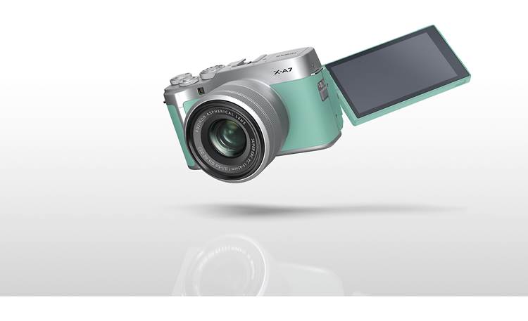 Fujifilm X-A7 Kit (Mint Green) 24.2-megapixel mirrorless camera with 15 ...