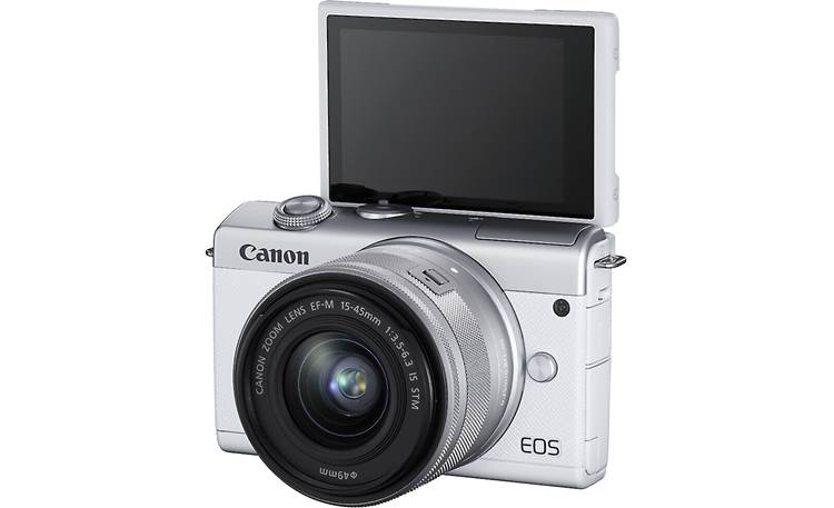 Canon EOS M200 Kit (White) 24.1-megapixel mirrorless camera with 15 ...