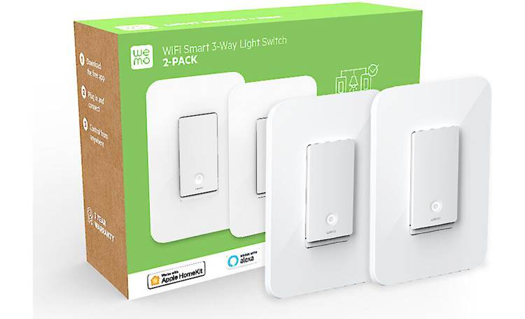 Belkin Wemo Smart Light Switch 3-Way (Two-pack) Wi-Fi® light switch for ...