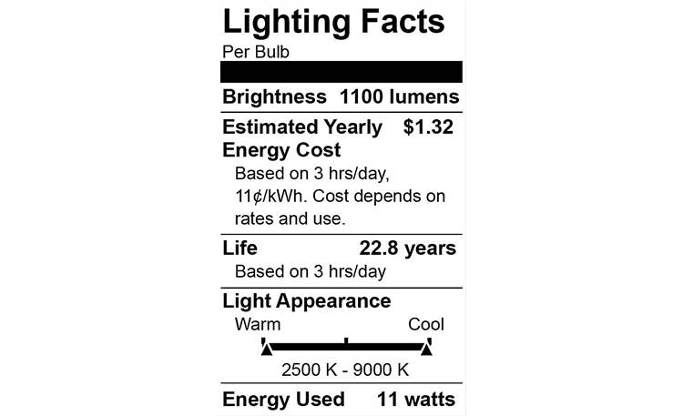 LIFX BR30/E26 Bulb Single colorful LED floodlight bulb with Wi-Fi® at ...