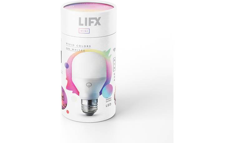 LIFX Mini Color Single colorful LED light bulb with Wi-Fi® at Crutchfield