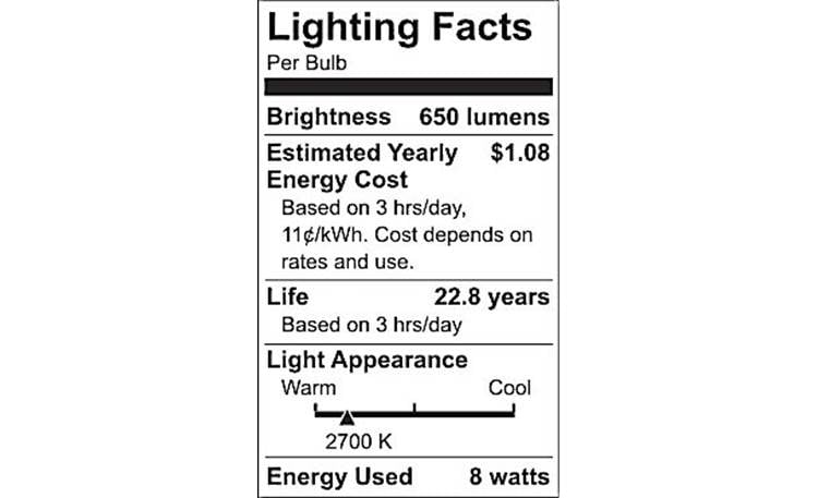 LIFX Mini White Bulb (650 lumens) Single dimmable white LED light bulb ...