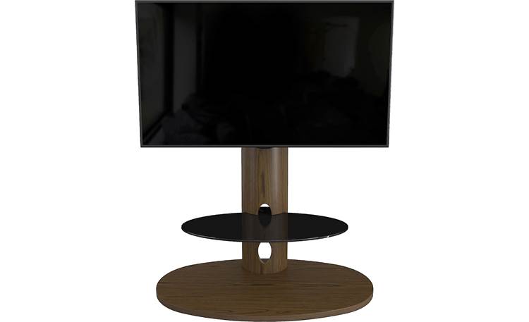AVF Chepstow Affinity Plus (Walnut/Black Glass) Tilting/swiveling ...