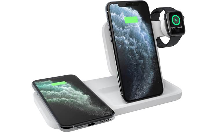 Logitech POWERED 3-in-1 Dock (White) Wireless Qi charging stand at ...