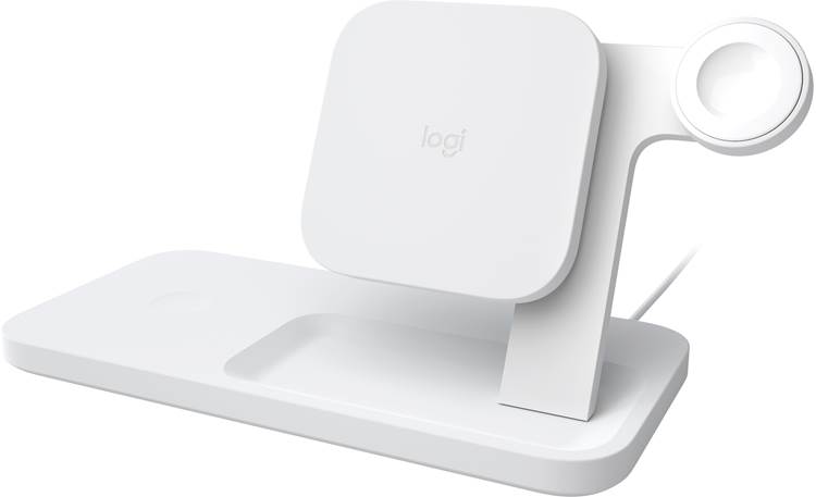 Logitech POWERED 3-in-1 Dock (White) Wireless Qi charging stand at ...