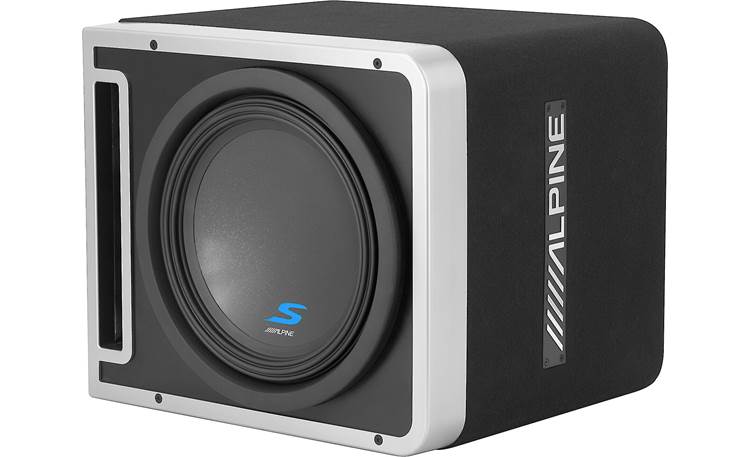 Alpine S-SB12V Halo Series 12" linkable ported subwoofer enclosure at ...