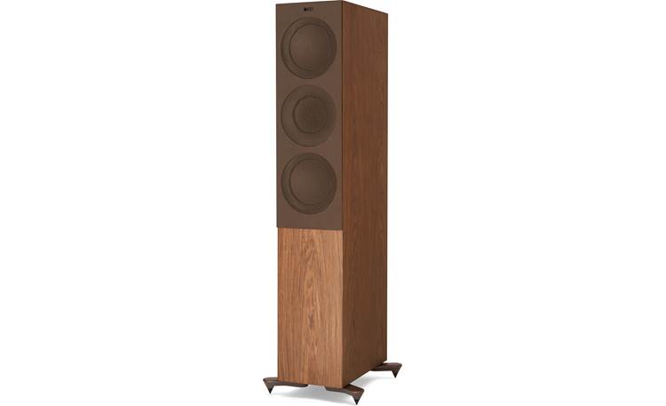 KEF R7 (Walnut) Matched pair of floor-standing speakers at Crutchfield